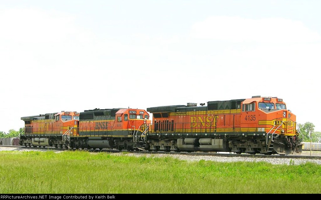 BNSF 4135, 6795 and 4341